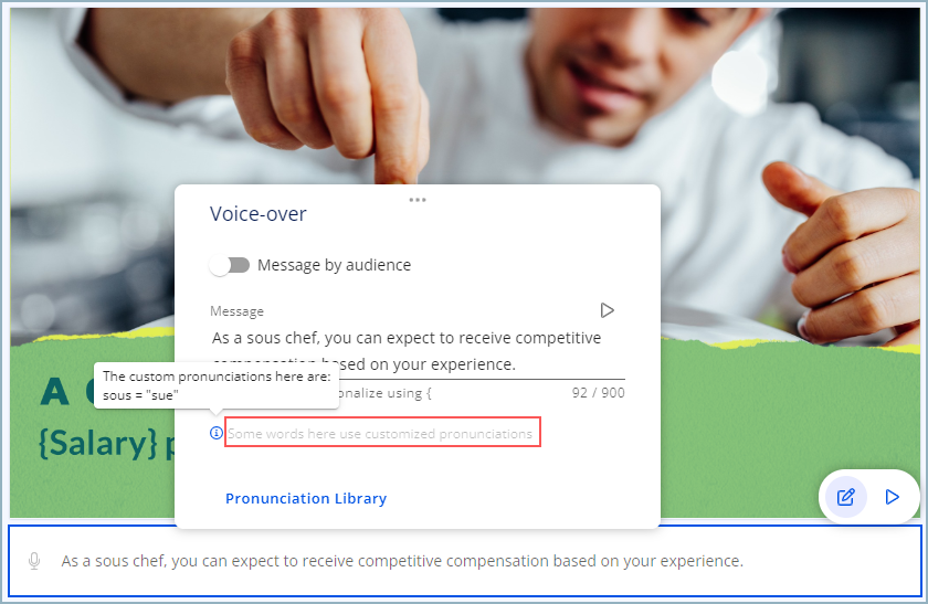 Using the Pronunciation Library – SundaySky Help Center