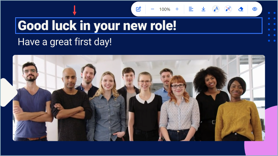 Aligning Text in a Placeholder – SundaySky Help Center