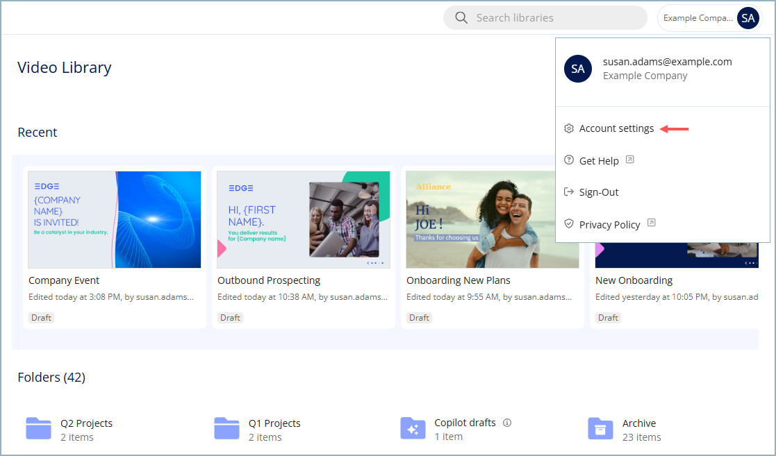 Account Settings (Managing Users and Permissions) – SundaySky Help Center