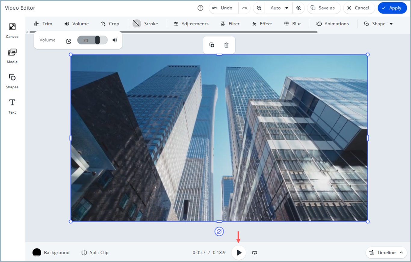 Adjusting the Volume of a Video Asset – SundaySky Help Center