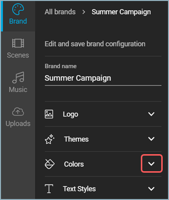 Configuring Brand Colors – SundaySky Help Center